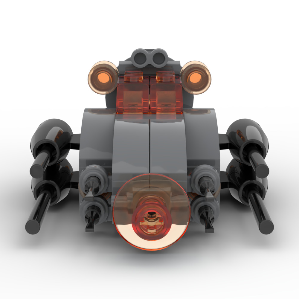 LEGO MOC Small Microscale Spaceship by Ben_Stephenson | Rebrickable ...