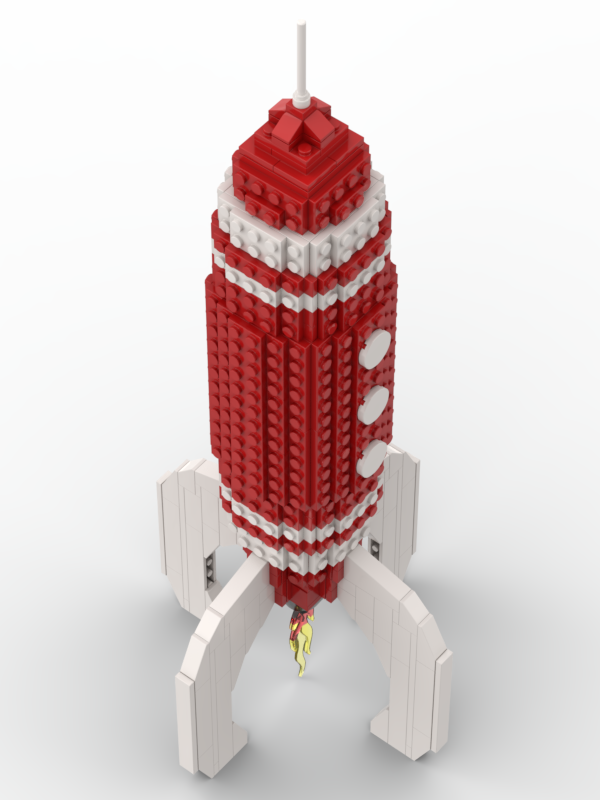 LEGO MOC Retro Rocket by Ben_Stephenson | Rebrickable - Build with LEGO