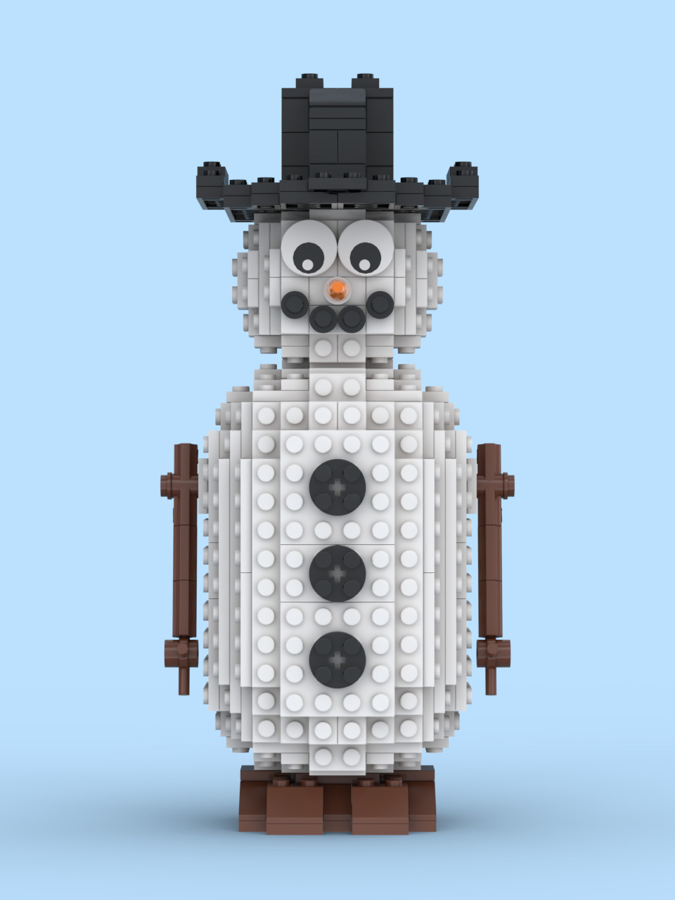 LEGO MOC Snowman Nutcracker by Ben_Stephenson | Rebrickable - Build ...