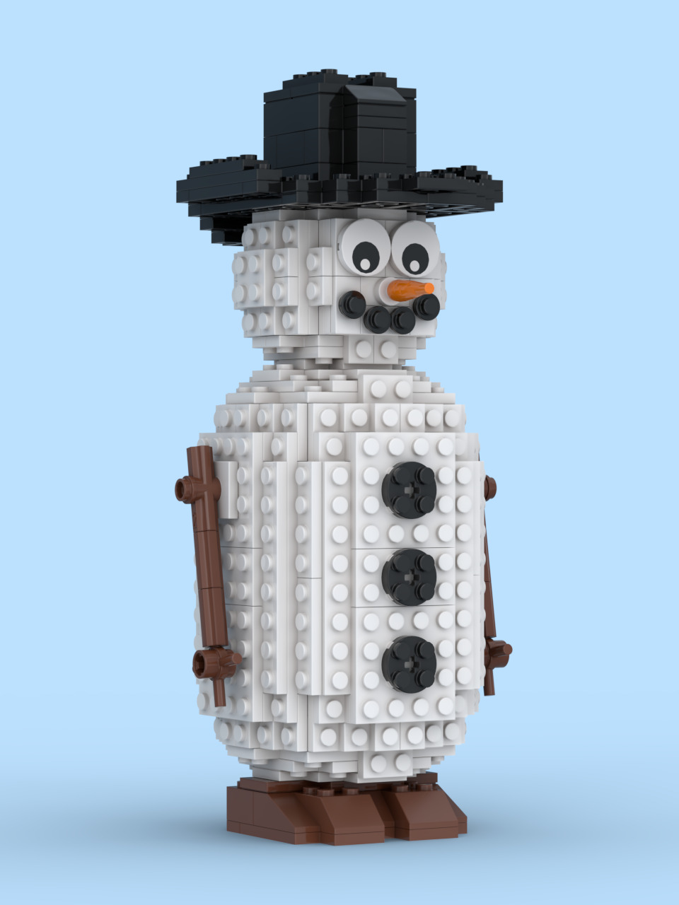 LEGO MOC Snowman Nutcracker by Ben_Stephenson | Rebrickable - Build ...