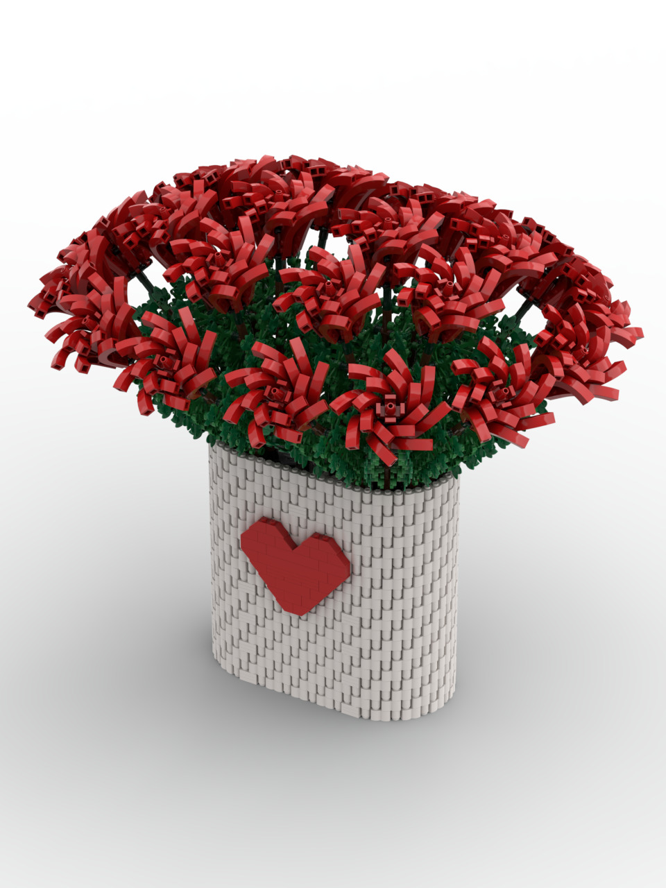 LEGO MOC Two Dozen Red Roses by Ben_Stephenson | Rebrickable - Build ...