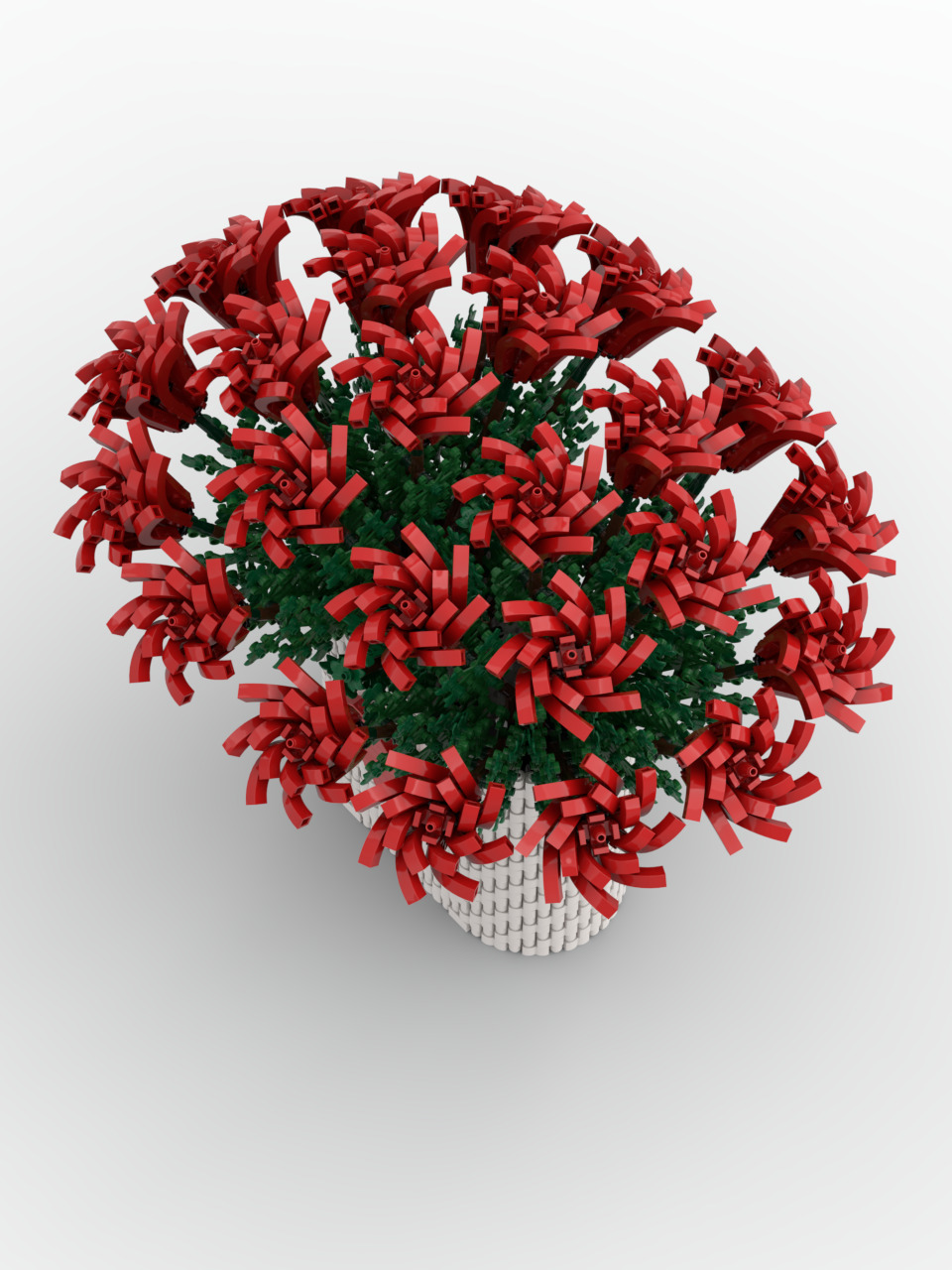 LEGO MOC Two Dozen Red Roses by Ben_Stephenson | Rebrickable - Build ...